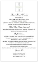 Catering Menu | Watson's Catering | Greenwich, CT